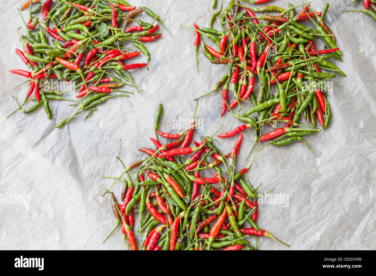 Green peppers lots! hi-res stock photography and images - Alamy