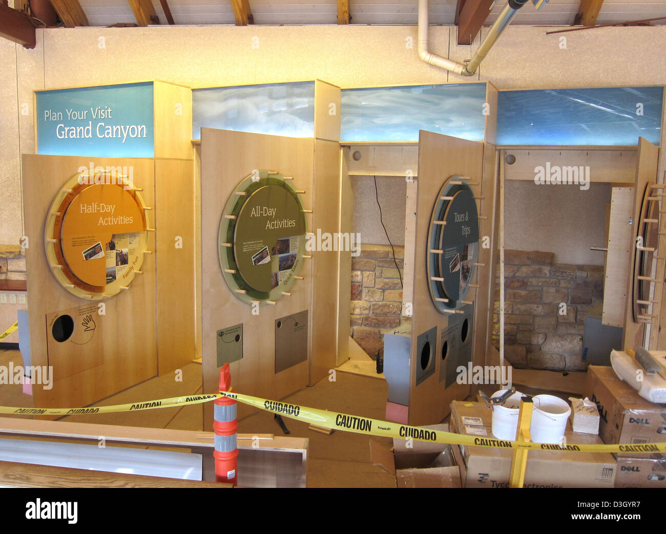 The Grand Canyon National Park Visitor Center recently installed a new ...
