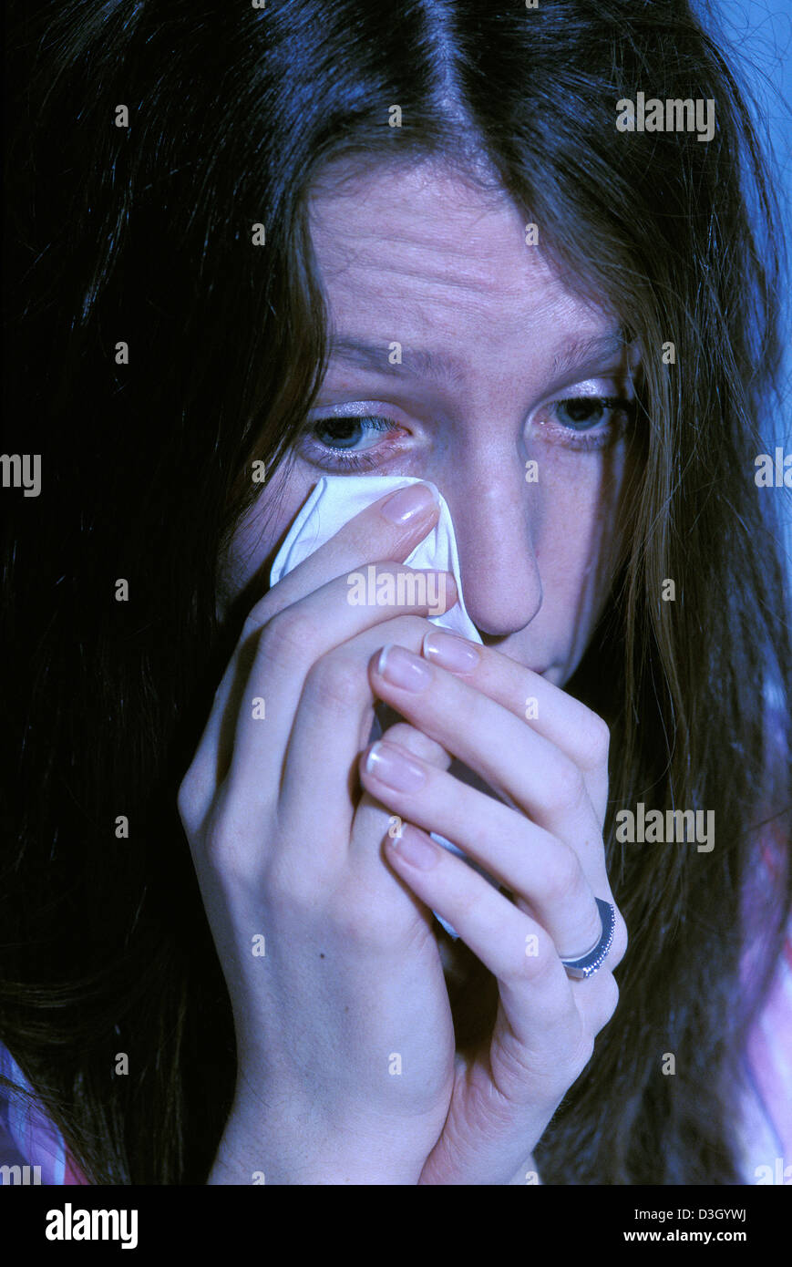 Woman at night longing hi-res stock photography and images - Alamy