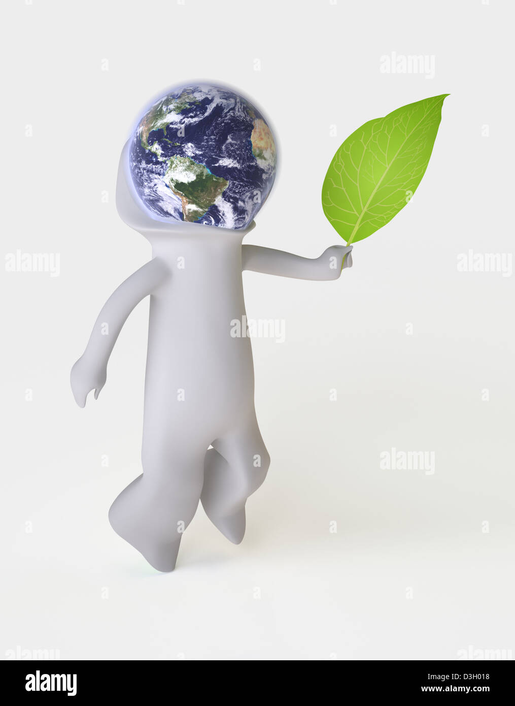 Three-dimensional Man symbolizing Acceptance of Responsibility for the ...