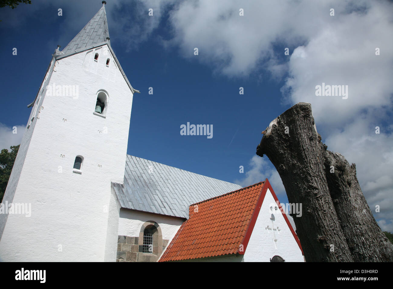 Church in denmark Stock Photo - Alamy