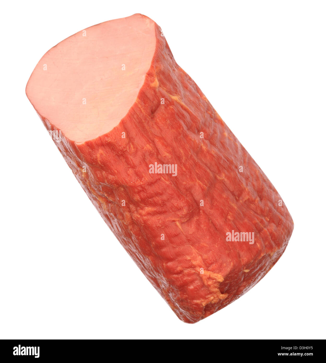 Piece of Boiled and Smoked Meat Isolated Stock Photo - Alamy