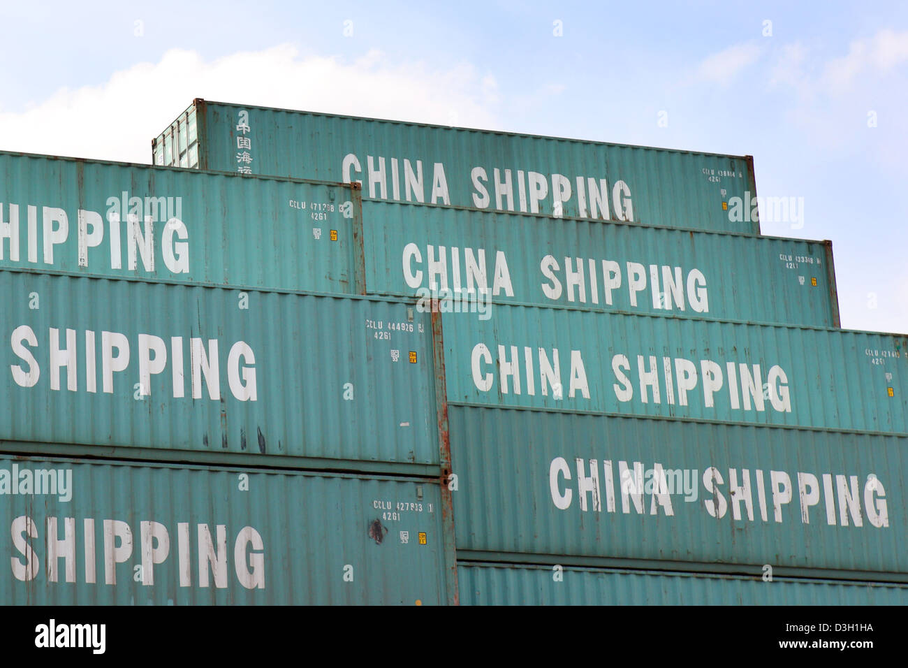 Hamburg, Germany, containers in the Port of Hamburg Stock Photo - Alamy
