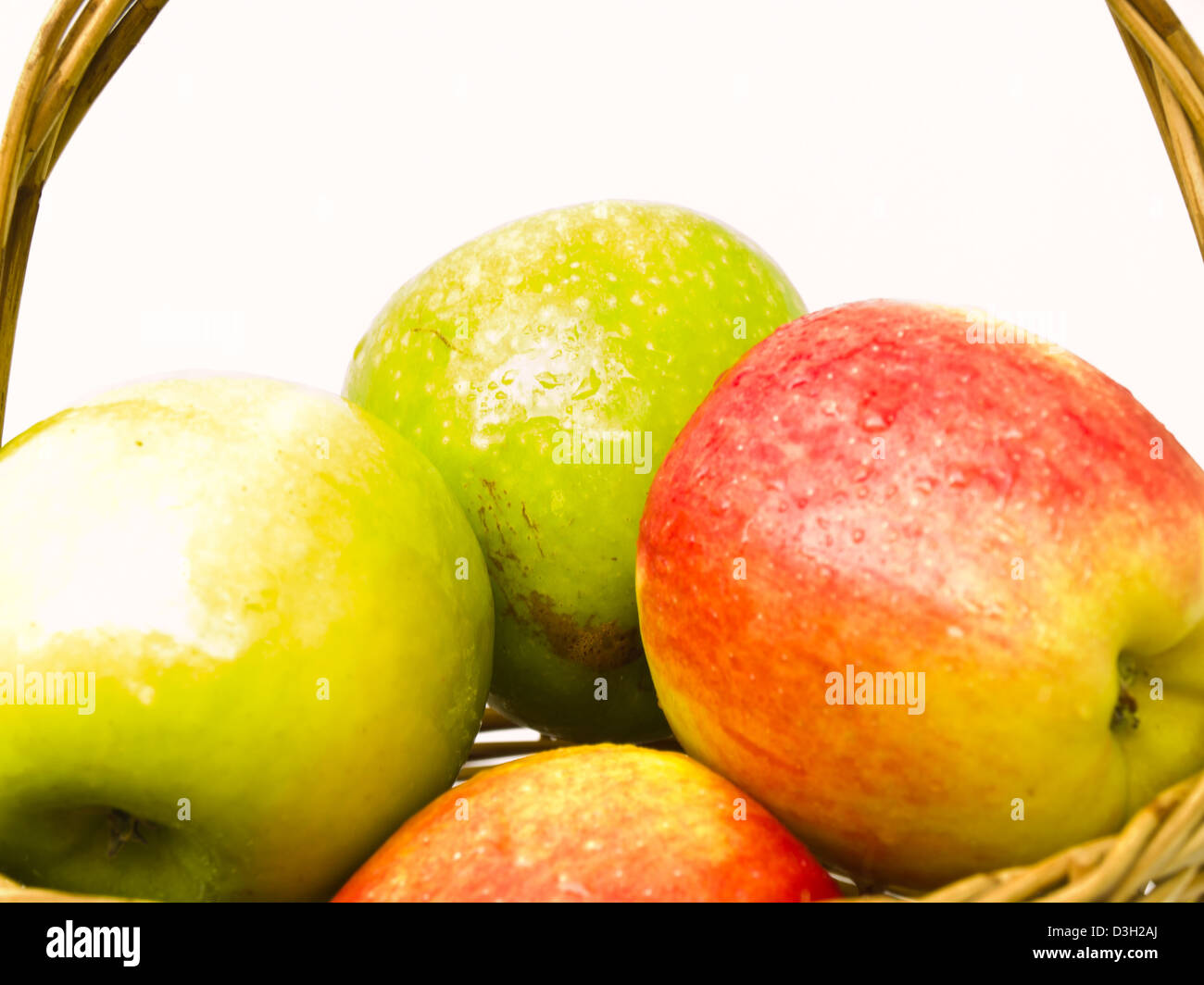Red green apples in hi-res stock photography and images - Alamy