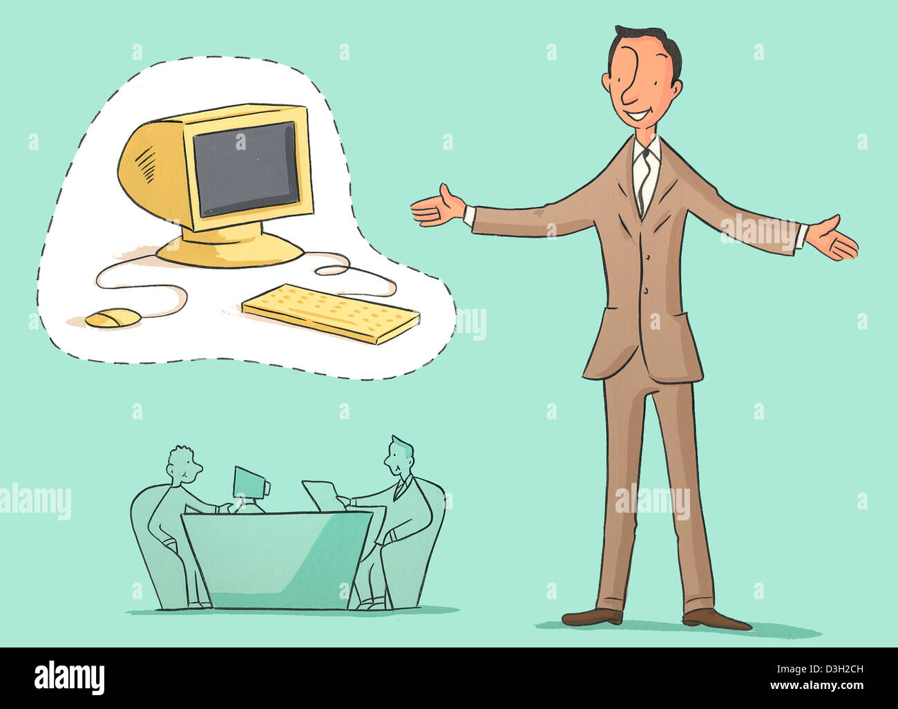 Computer illustration hi-res stock photography and images - Alamy