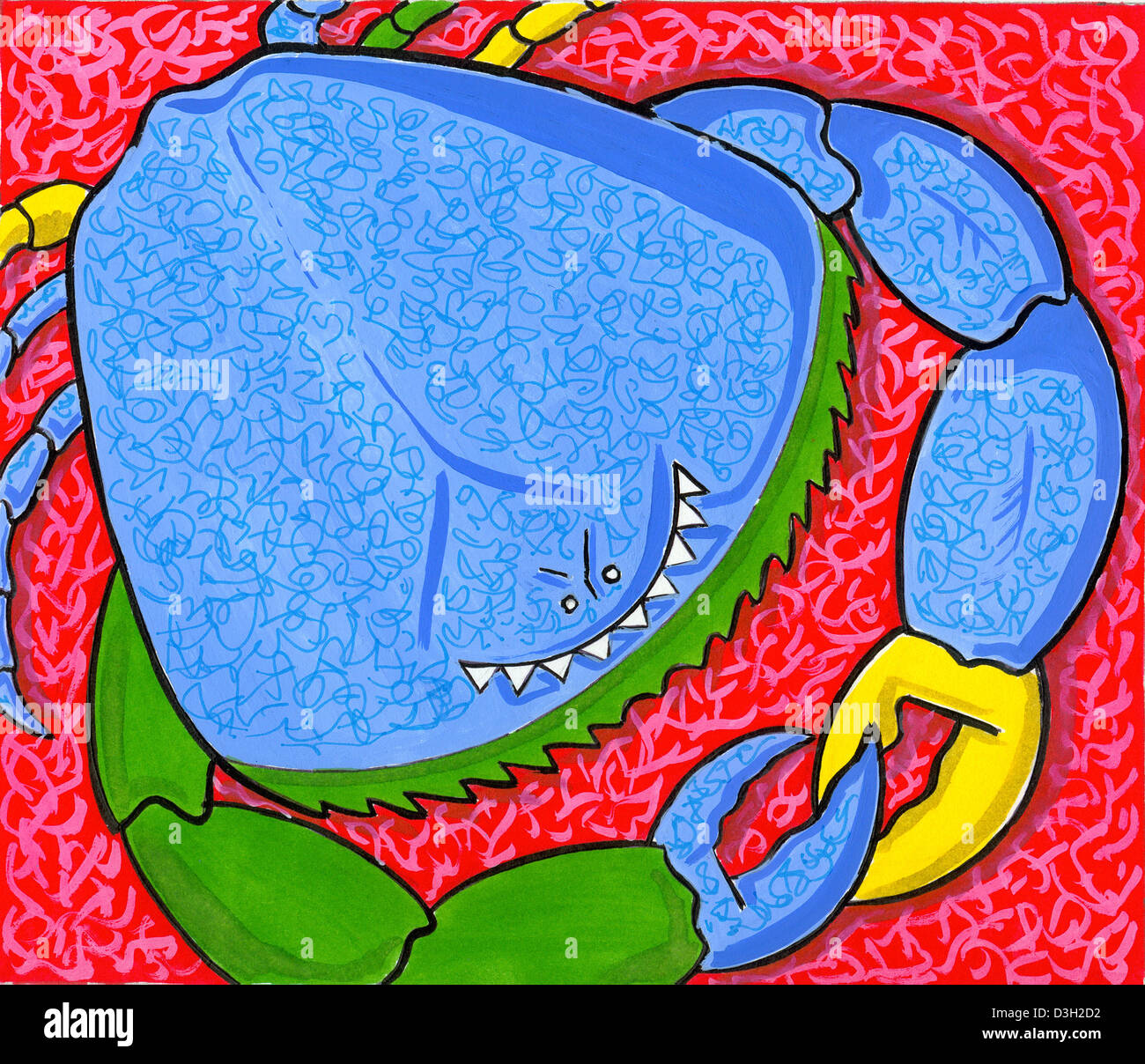 Illustrations crabs hi-res stock photography and images - Alamy