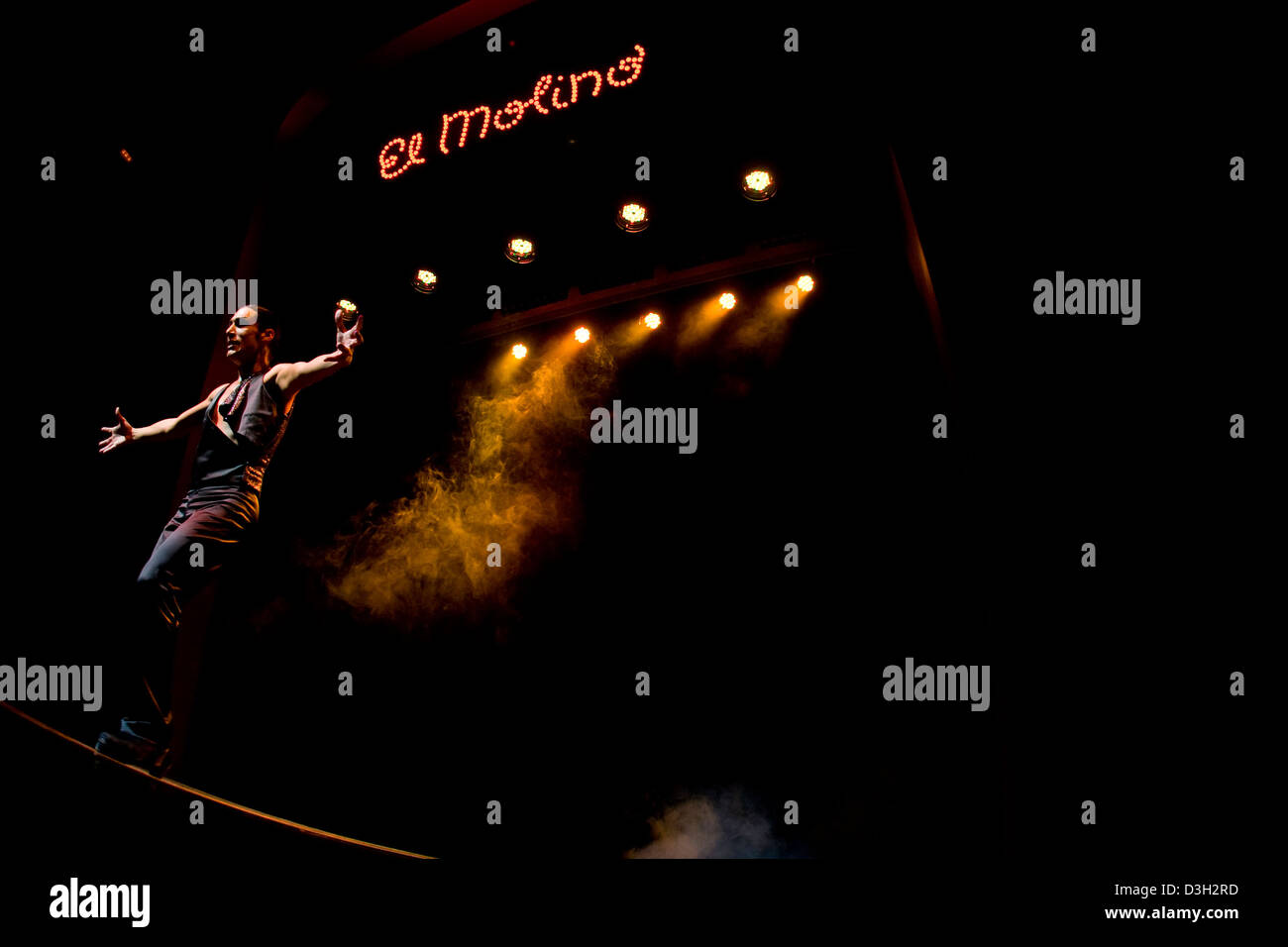 Barcelona, Spain, performance at El Molino Stock Photo - Alamy