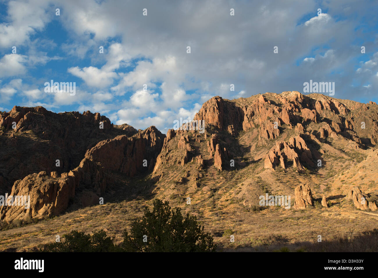 Chisos Basin, Big Bend National Park, Texas, USA, Sunset, Volcano ...