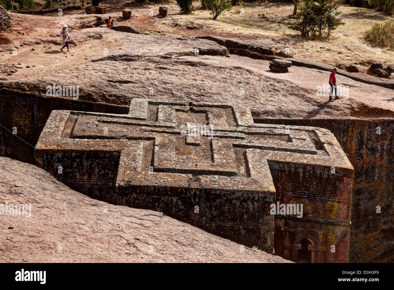 Bet Giyorgis Church, Lalibela, Ethiopia Stock Photo - Alamy
