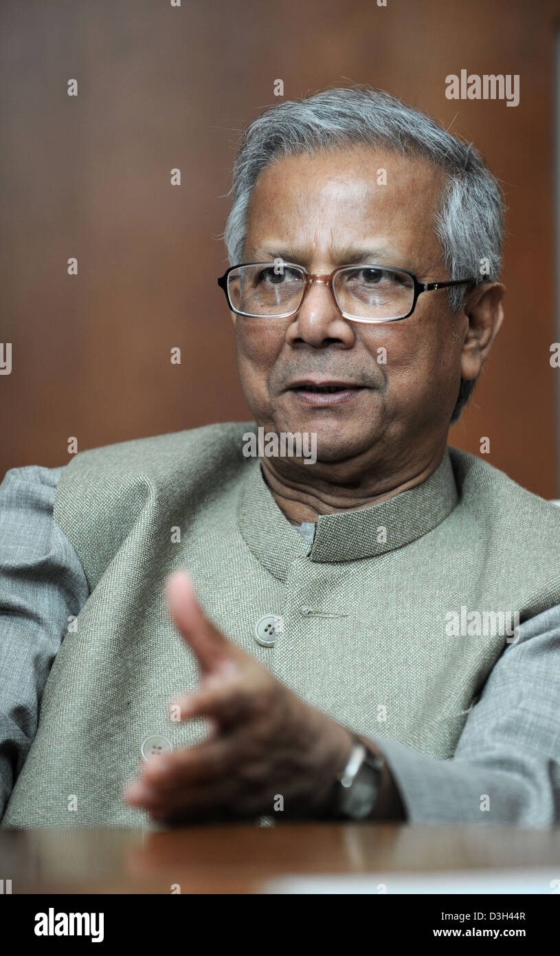 Wolfsburg, Germany, Professor Muhammad Yunus Nobel Peace Prize Stock ...