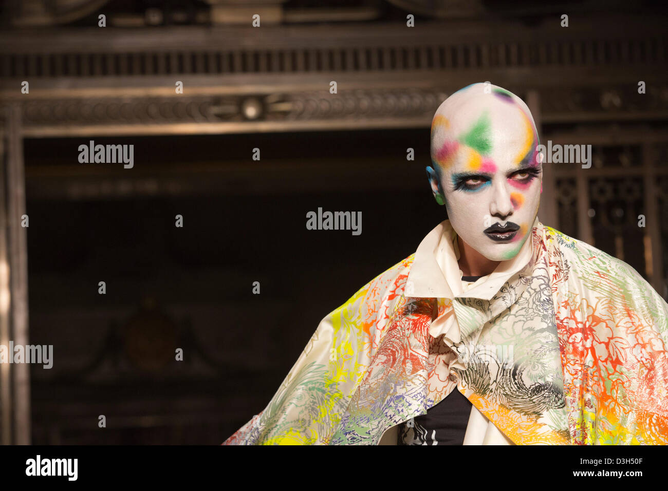 London, UK. 19th February 2013. Ziad Ghanem catwalk show at Fashion ...