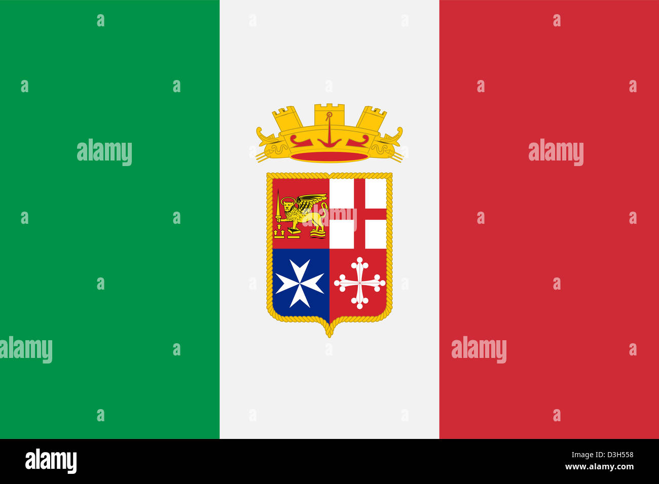 Naval ensign italy hi-res stock photography and images - Alamy