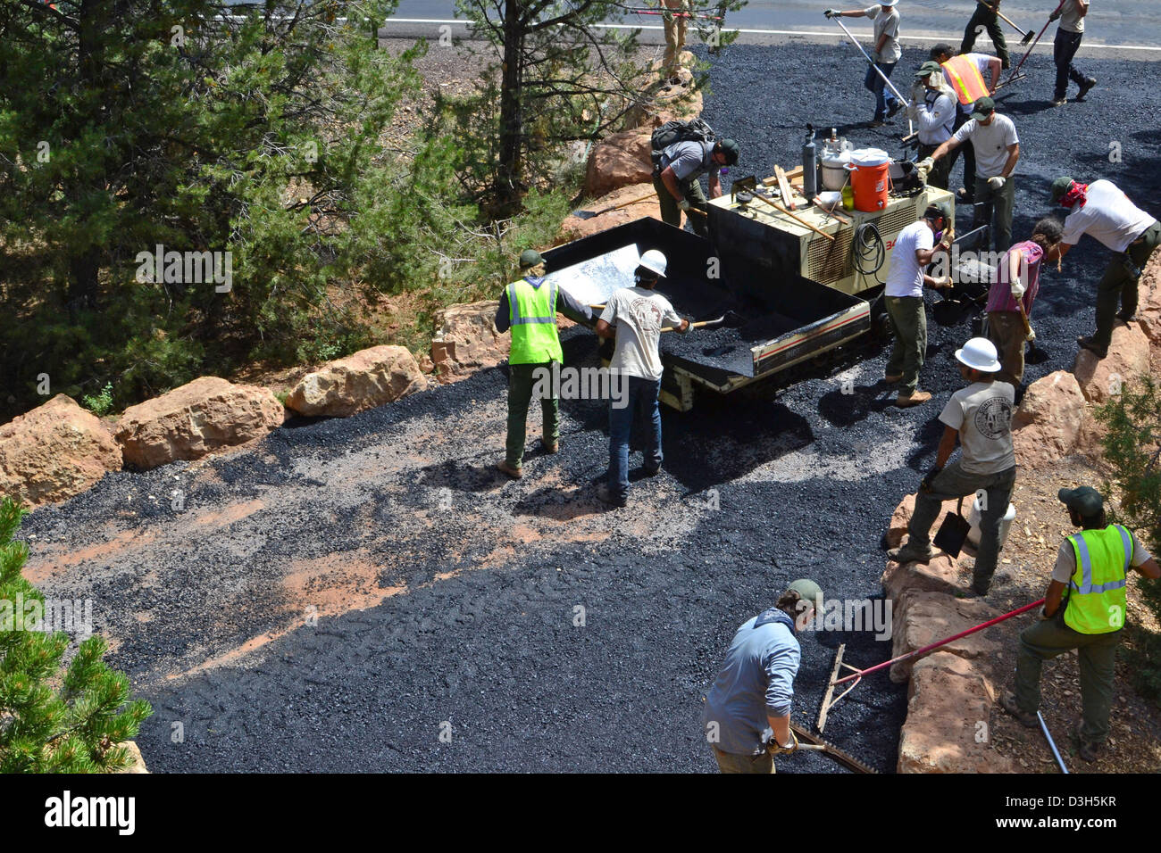 Construction of the South Rim Greenway at Grand Canyon National Park ...