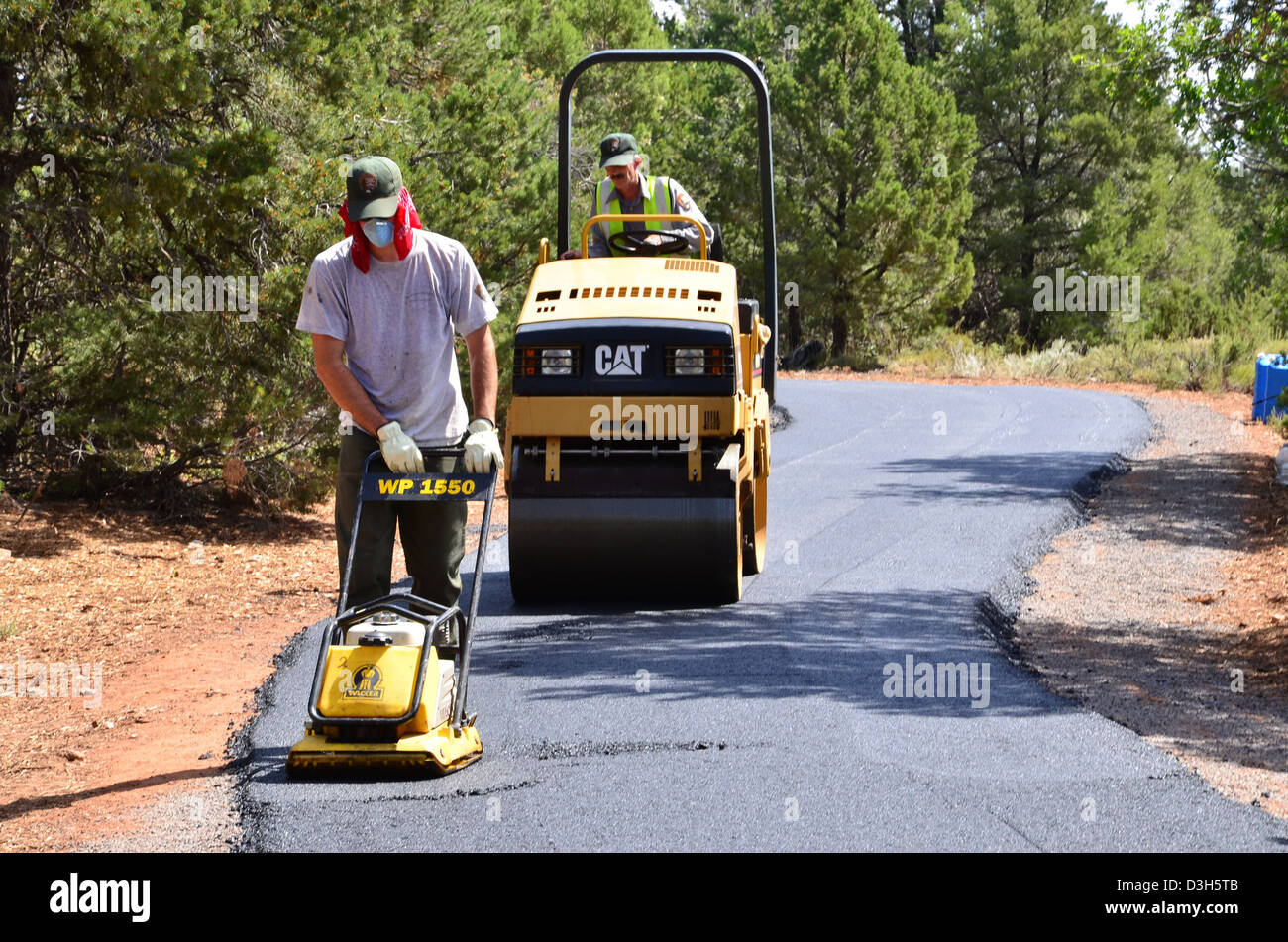 Construction of the South Rim Greenway in Grand Canyon National Park ...