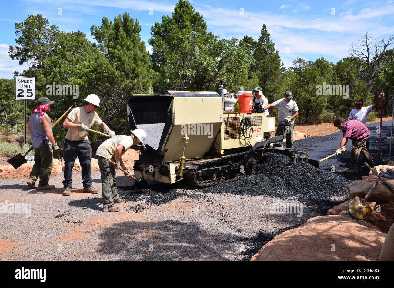 Construction of the South Rim Greenway at Grand Canyon National Park ...