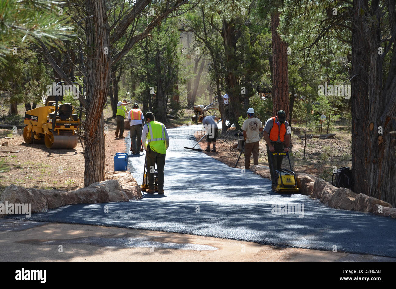 Construction of the South Rim Greenway at Grand Canyon National Park ...