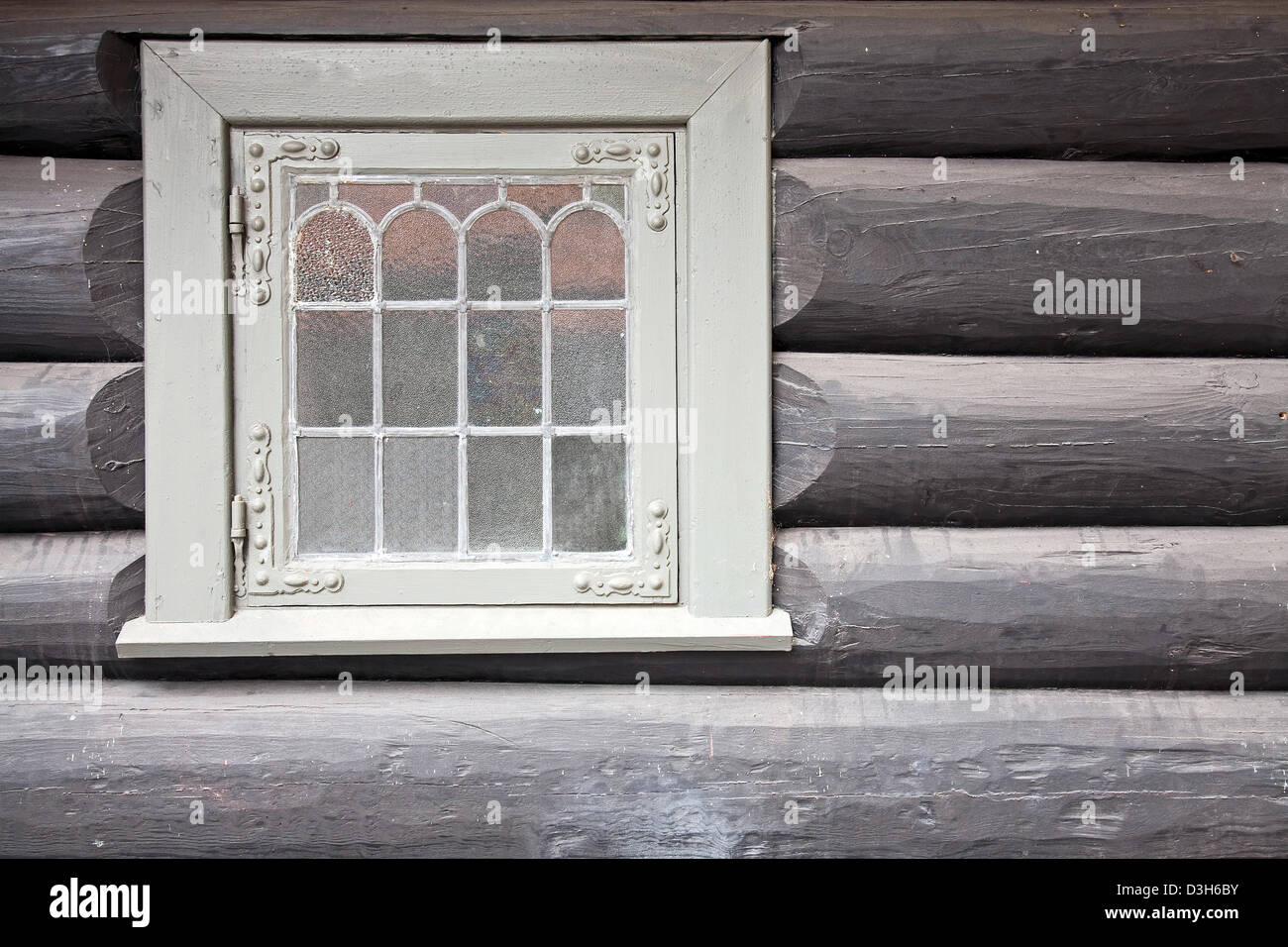 Wall with window frame Stock Photo - Alamy