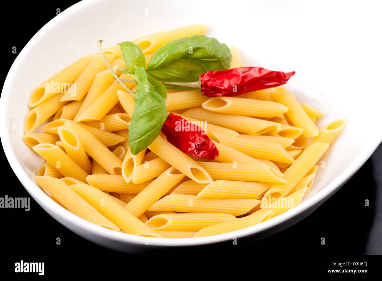 Italian Pasta - Penne Stock Photo - Alamy