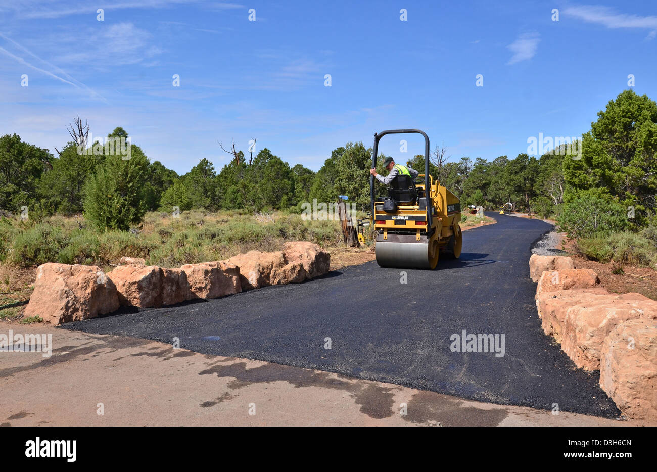 The South Rim Greenway construction project at Grand Canyon National ...