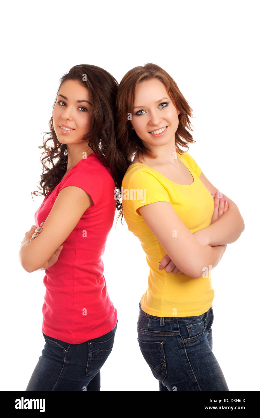 Two lady friends hi-res stock photography and images - Alamy