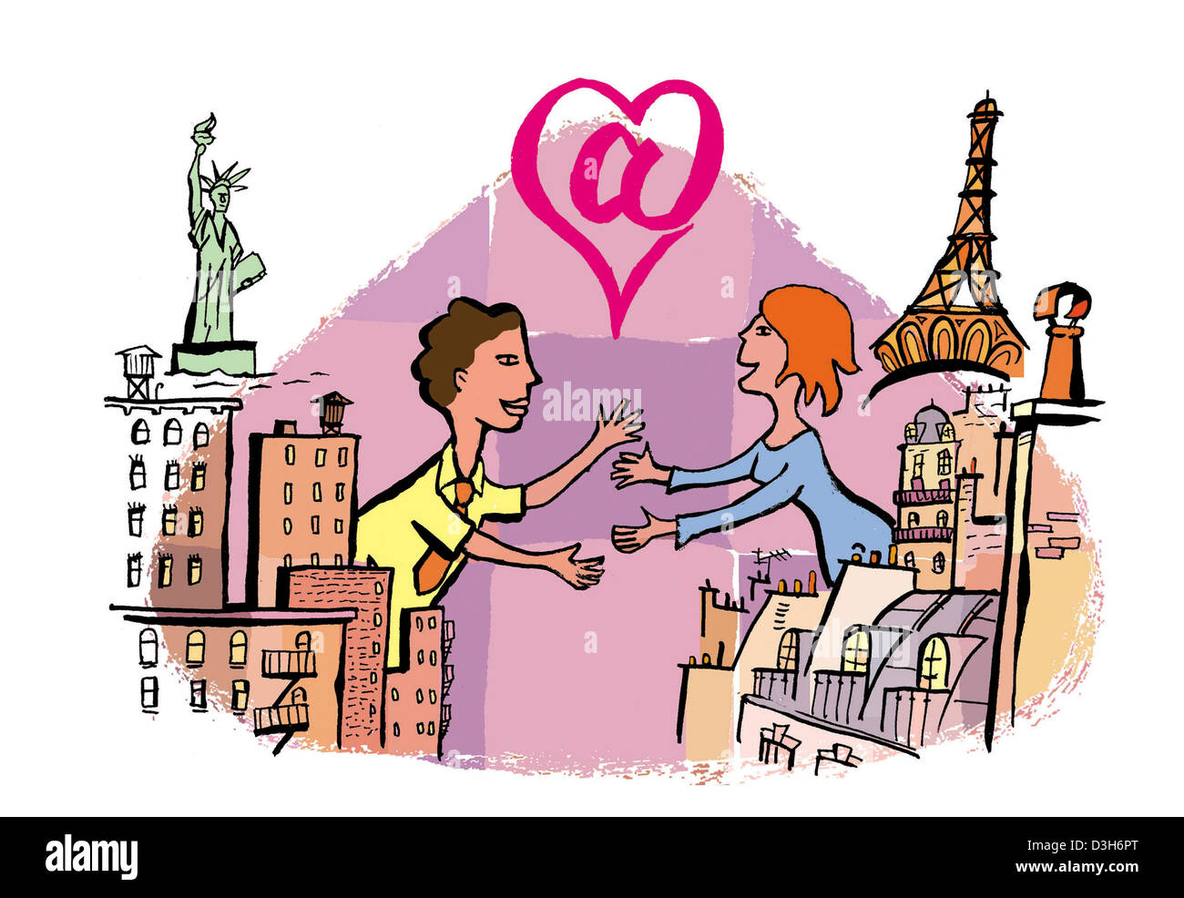 Old computer science symbols illustration hi-res stock photography and ...