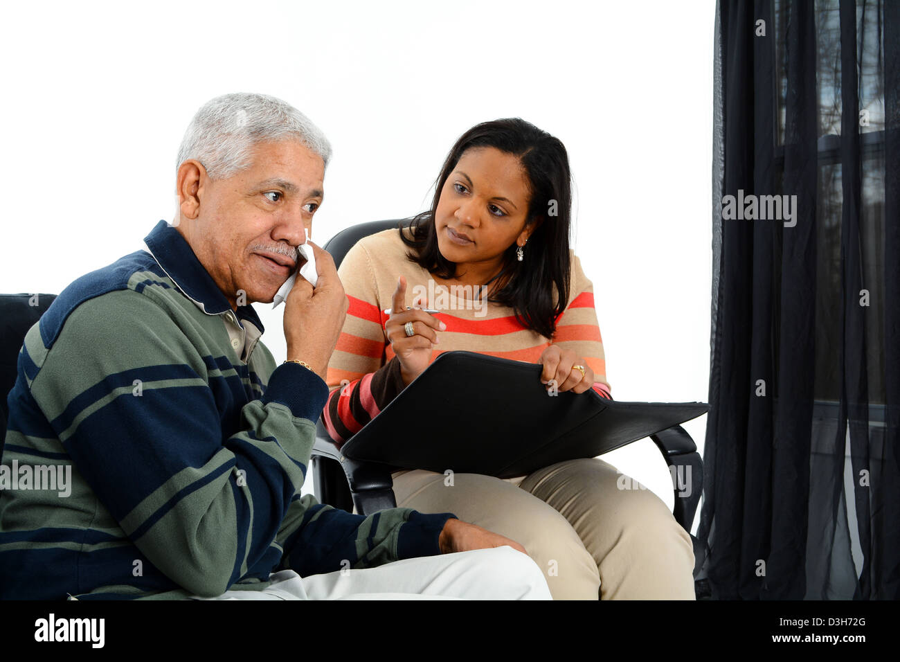 Person in need having a counseling session Stock Photo - Alamy