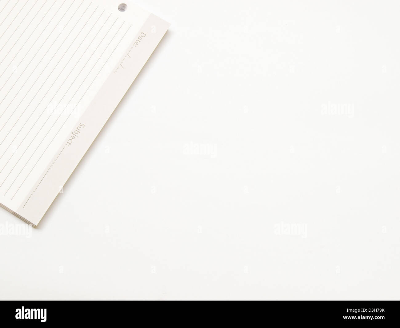 Stack of blank paper sheets on white background Stock Photo - Alamy