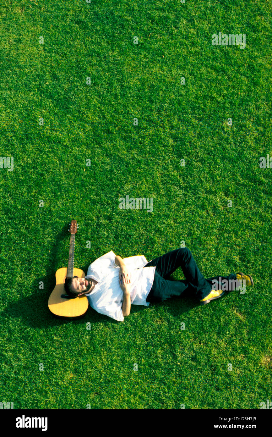 MAN RESTING Stock Photo - Alamy