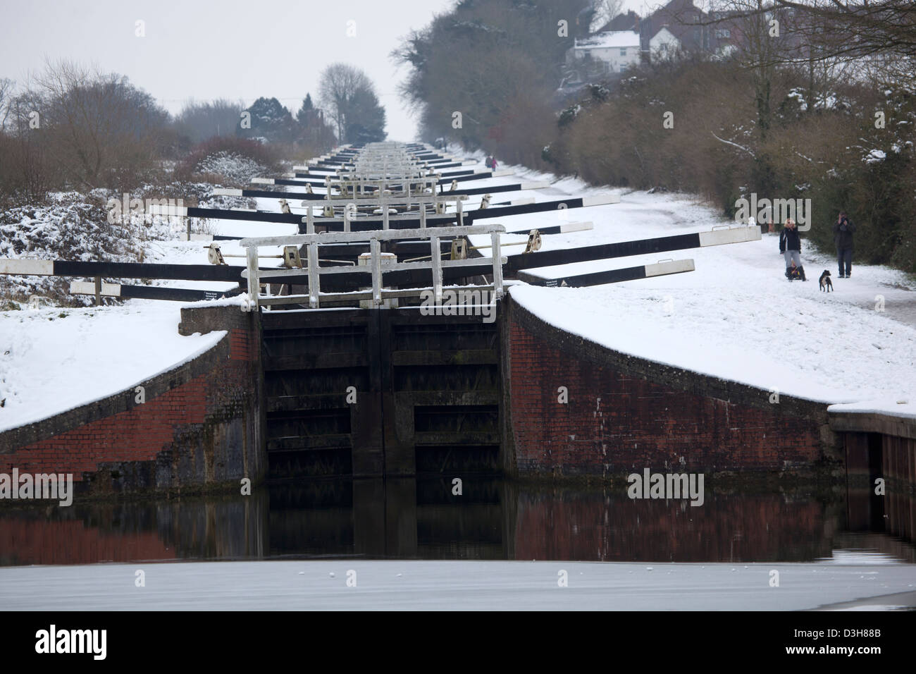 Caen Hill Locks Devizes Stock Photo - Alamy