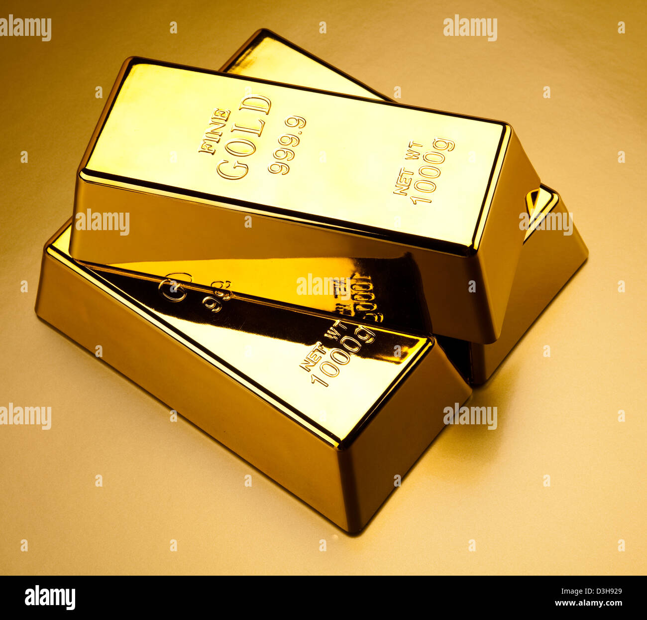 Stack of gold bars Stock Photo - Alamy