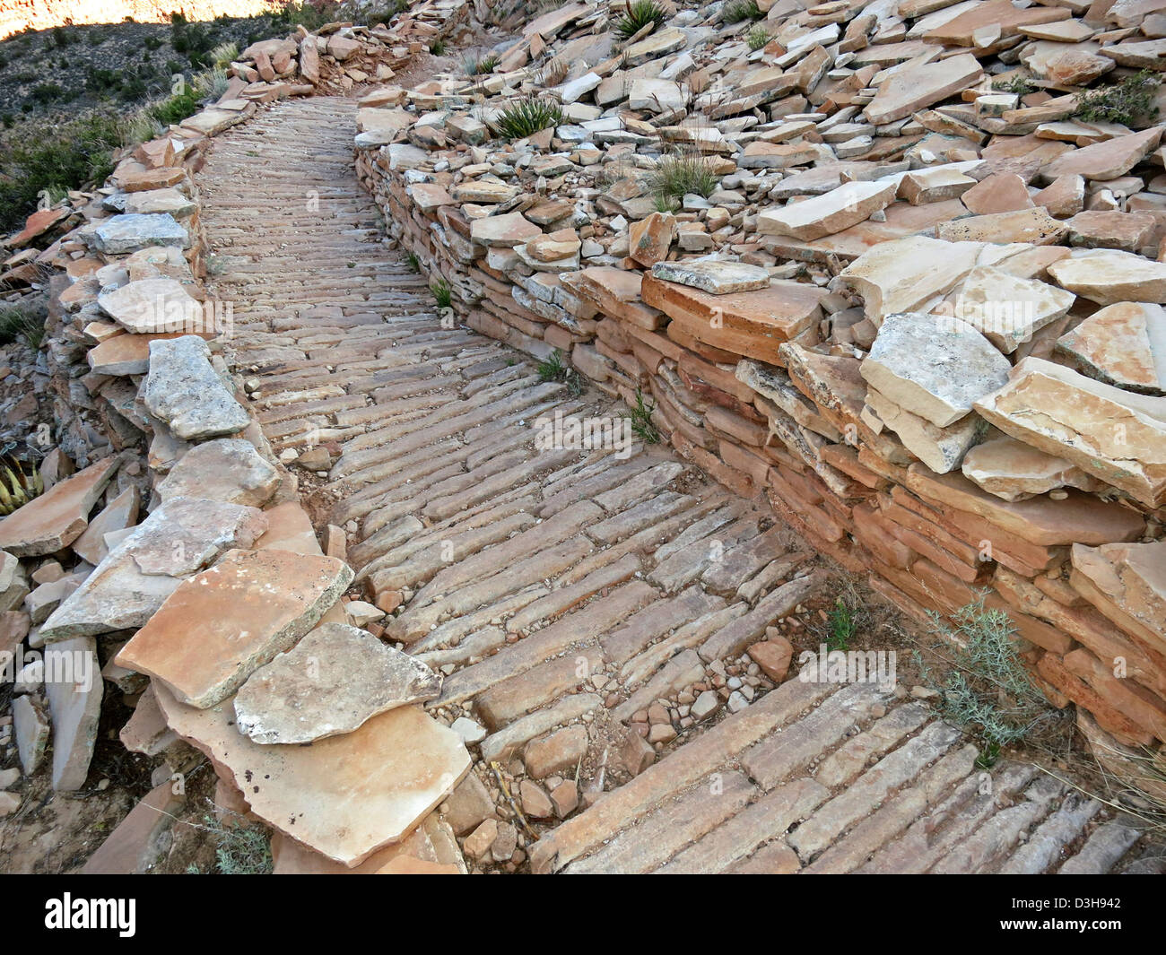 The Hermit Trail in Grand Canyon National Park, known for its scenic ...