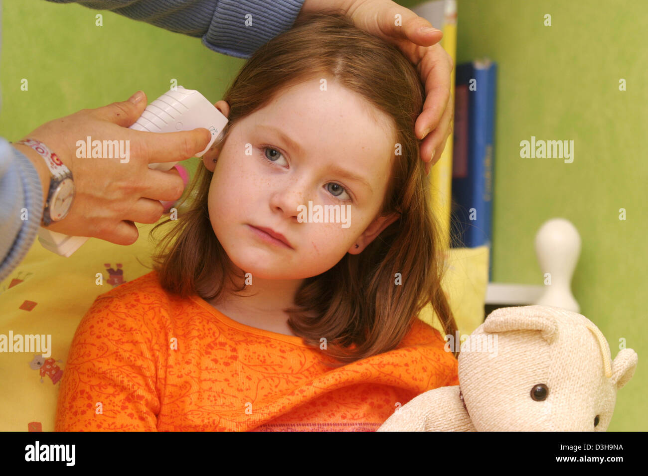 FEVER IN A CHILD Stock Photo - Alamy