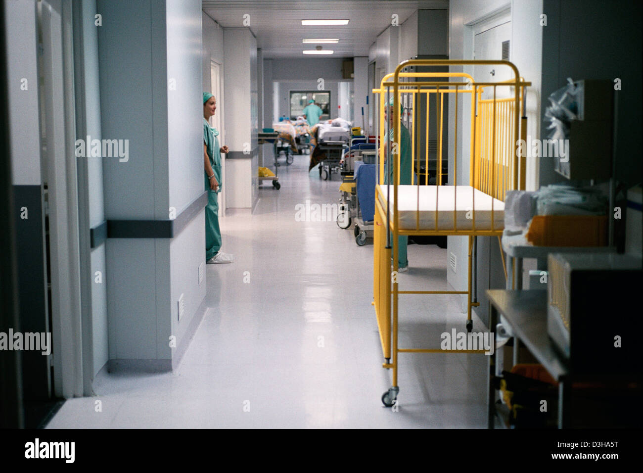 INTERIOR OF A HOSPITAL Stock Photo - Alamy