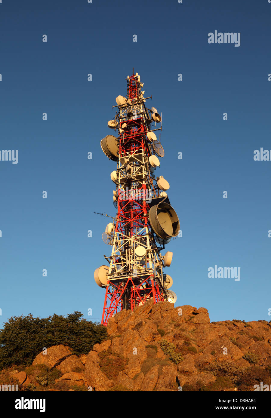 Signal booster tower in hi-res stock photography and images - Alamy