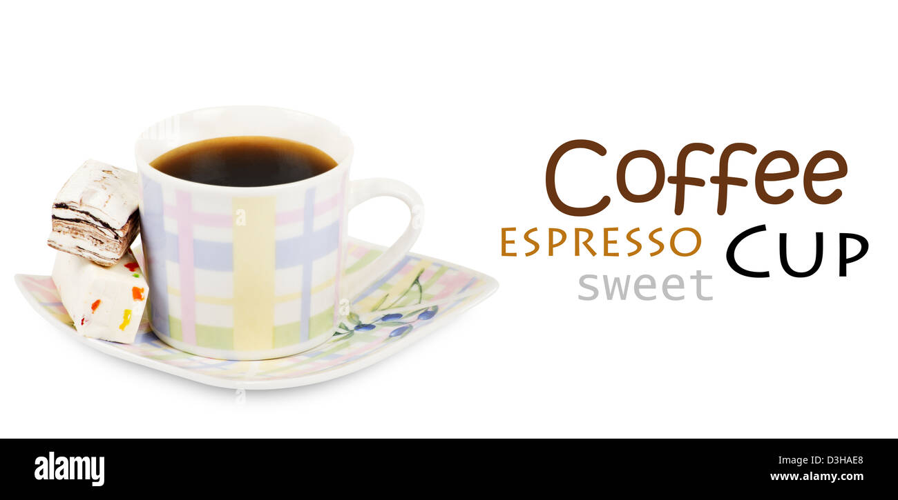 Coffee cup on white background Stock Photo - Alamy