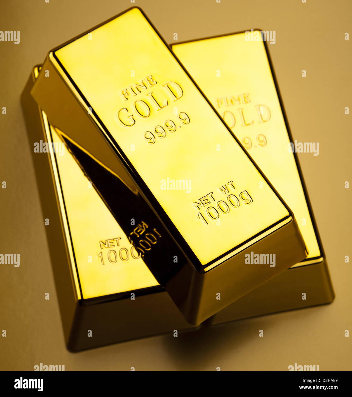 Gold bullion bars stacked hi-res stock photography and images - Alamy