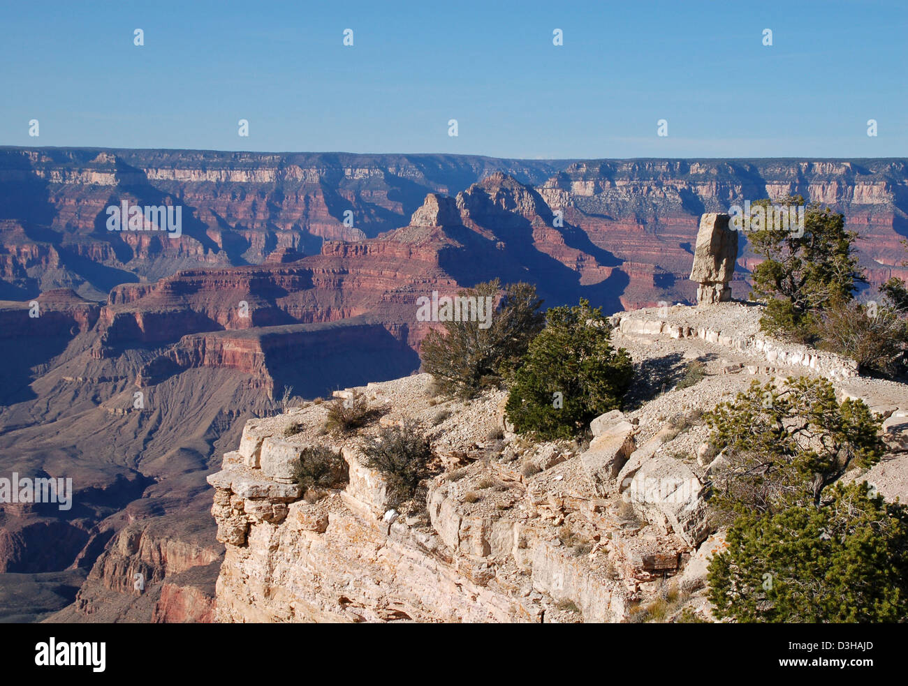 Shoshone Point in Grand Canyon National Park offers panoramic views of the canyon’s expansive ...