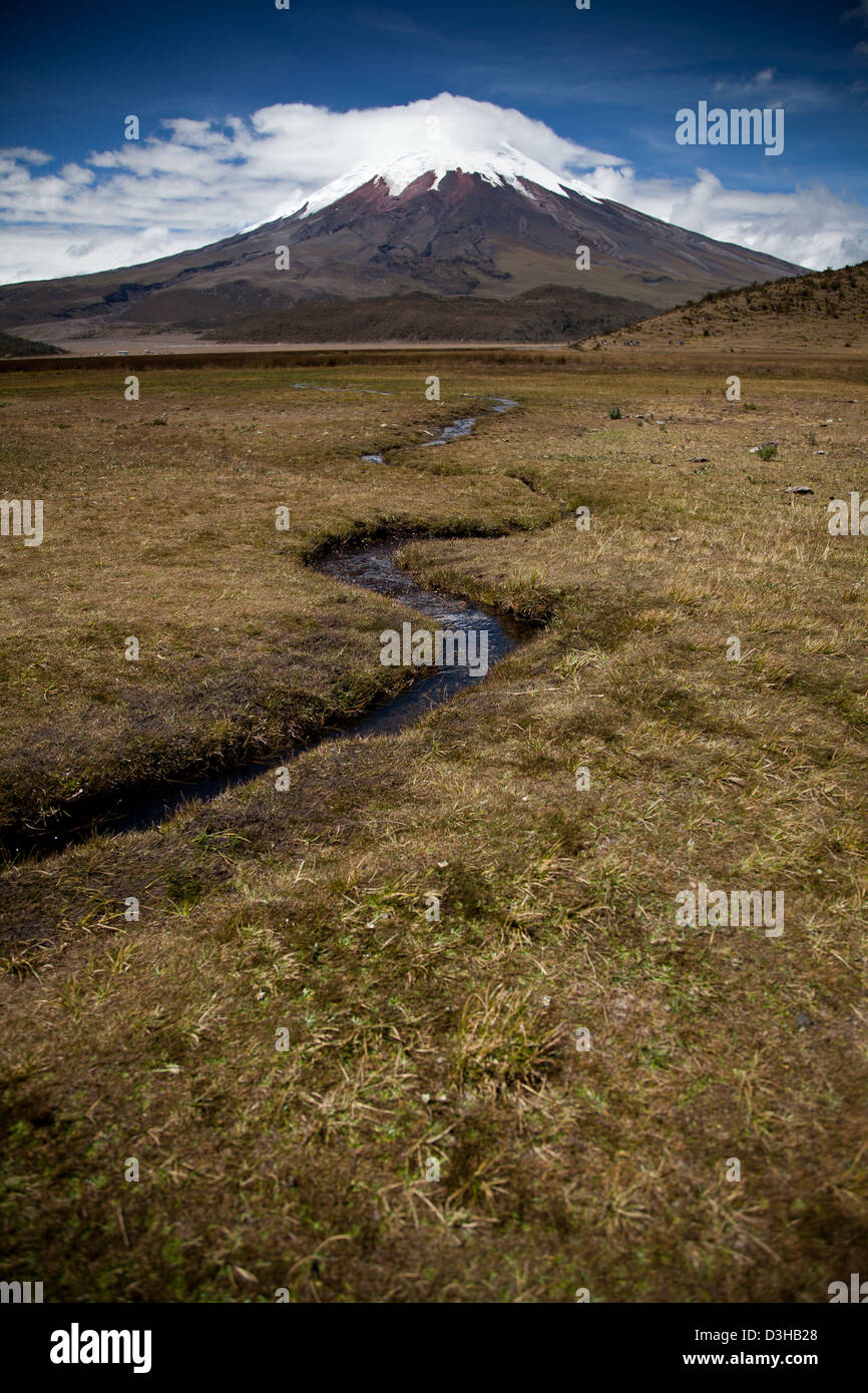Mountain range Andes Ecuador Cotopaxi landscape Stock Photo - Alamy