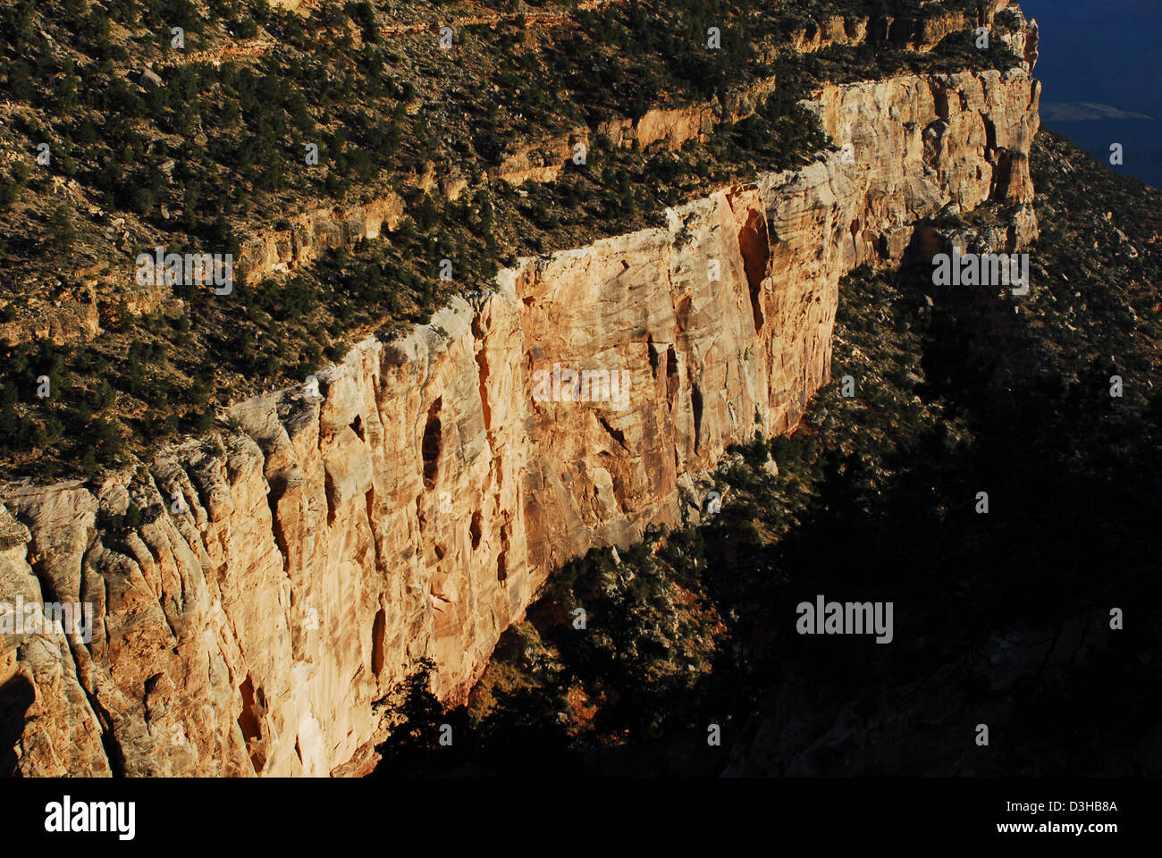The Coconino Sandstone is a prominent geological feature visible from ...