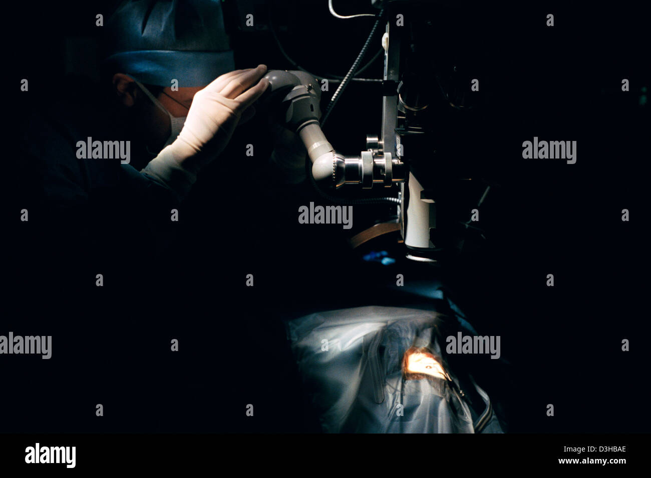 Eye close up human microscope hi-res stock photography and images - Alamy