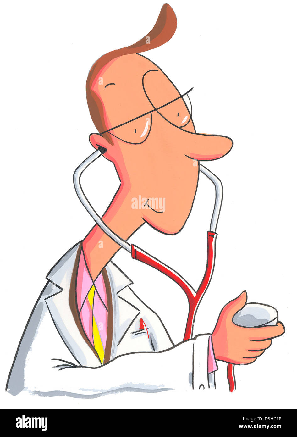 Auscultation auscultate auscultating Cut Out Stock Images & Pictures ...