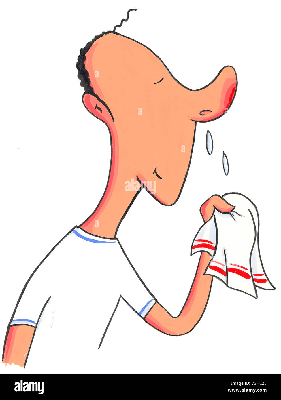 Rhinitis illustration hi-res stock photography and images - Alamy