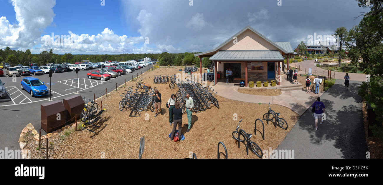 The Grand Canyon offers bicycle rentals at the Visitor Center for ...