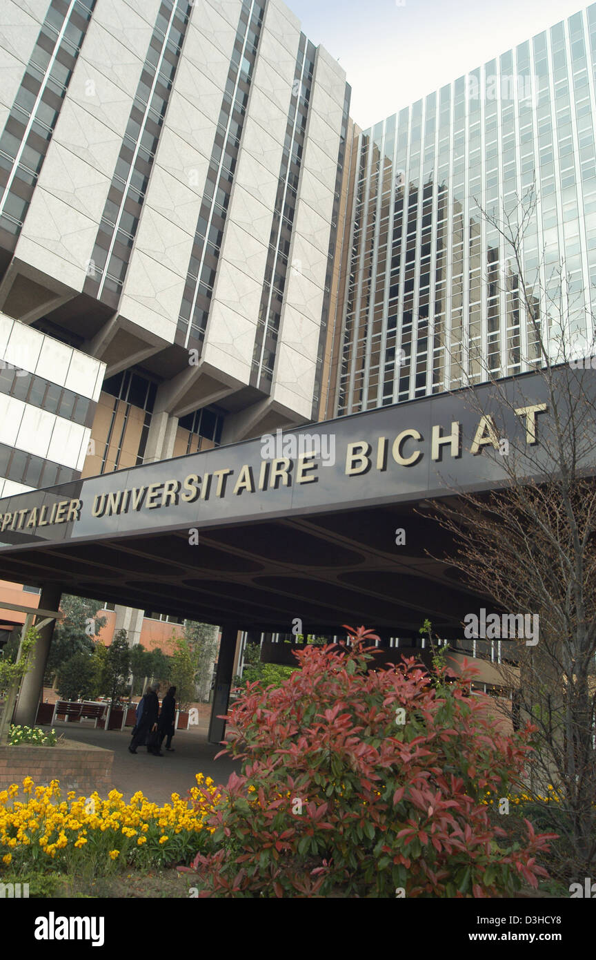 BICHAT HOSPITAL, PARIS Stock Photo - Alamy