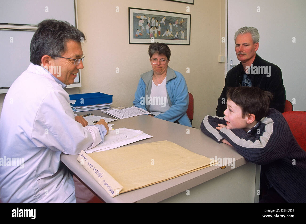 EPILEPSY EXAMINATION, CHILD Stock Photo - Alamy
