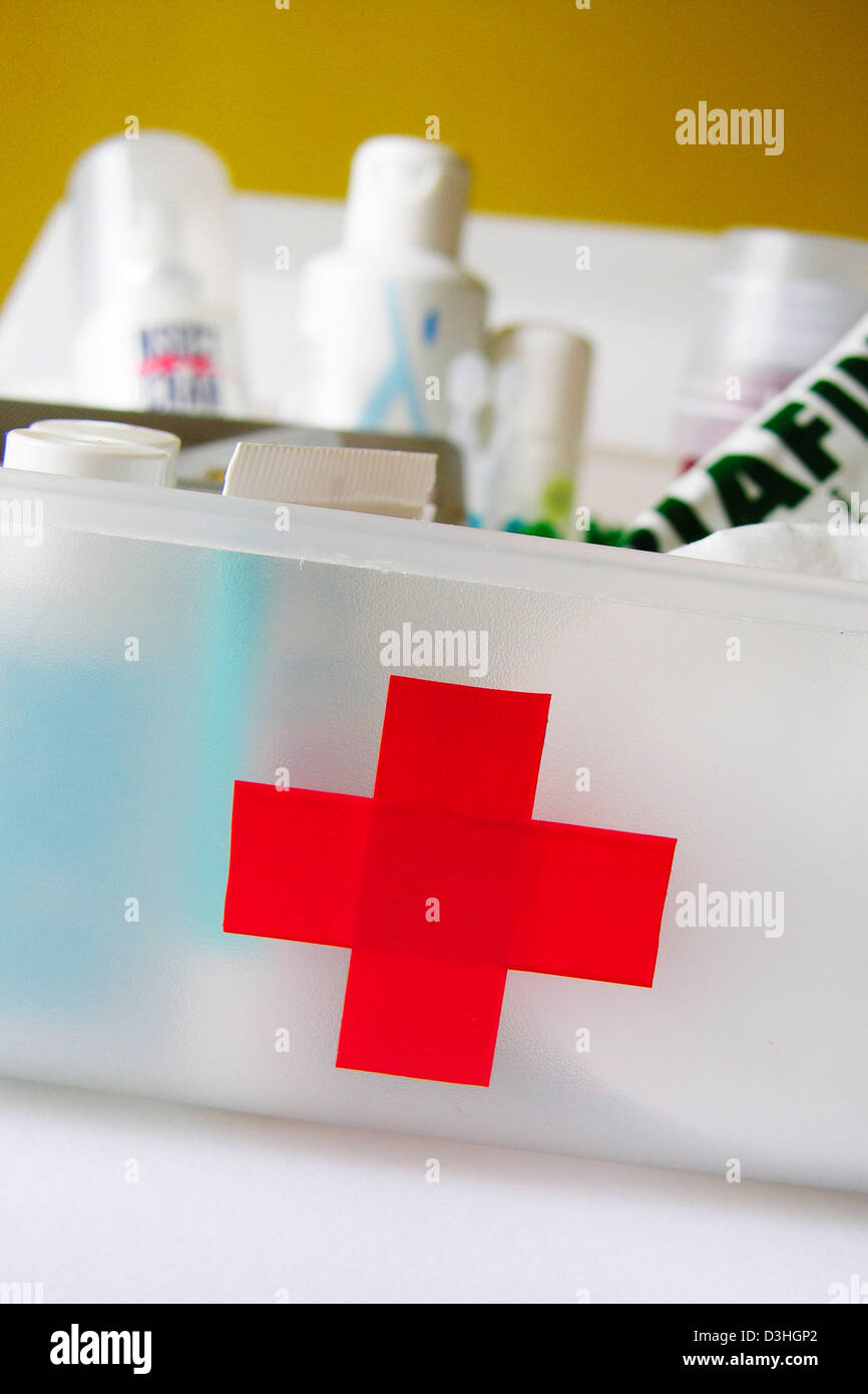 FIRST AID KIT Stock Photo - Alamy