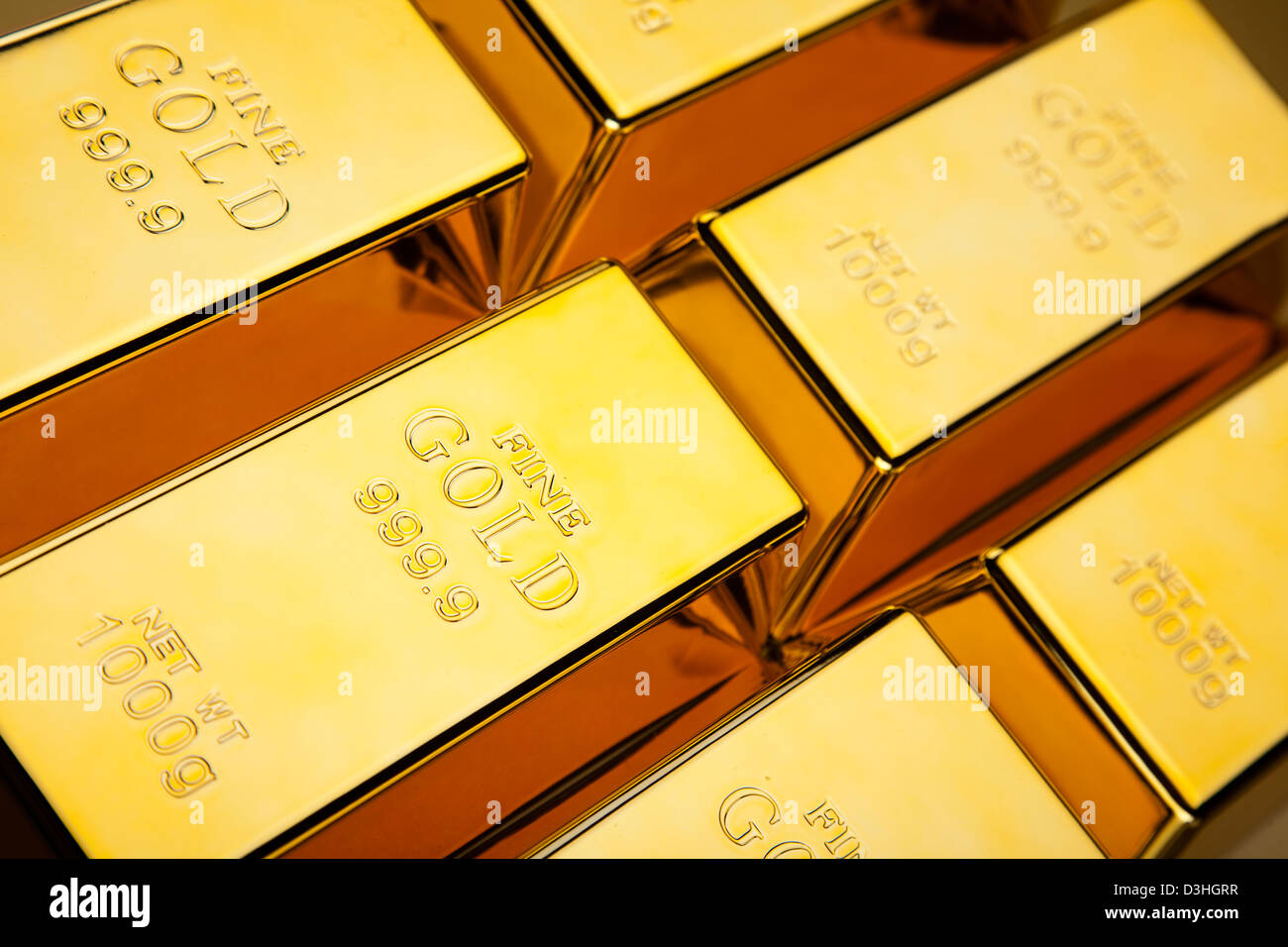 Gold bars background Stock Photo - Alamy