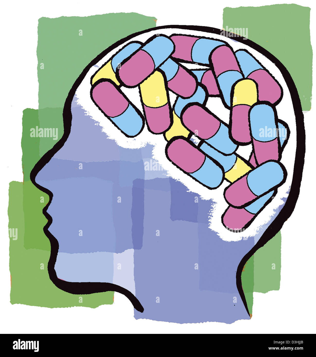 MEDICATION, A DRAWING Stock Photo - Alamy