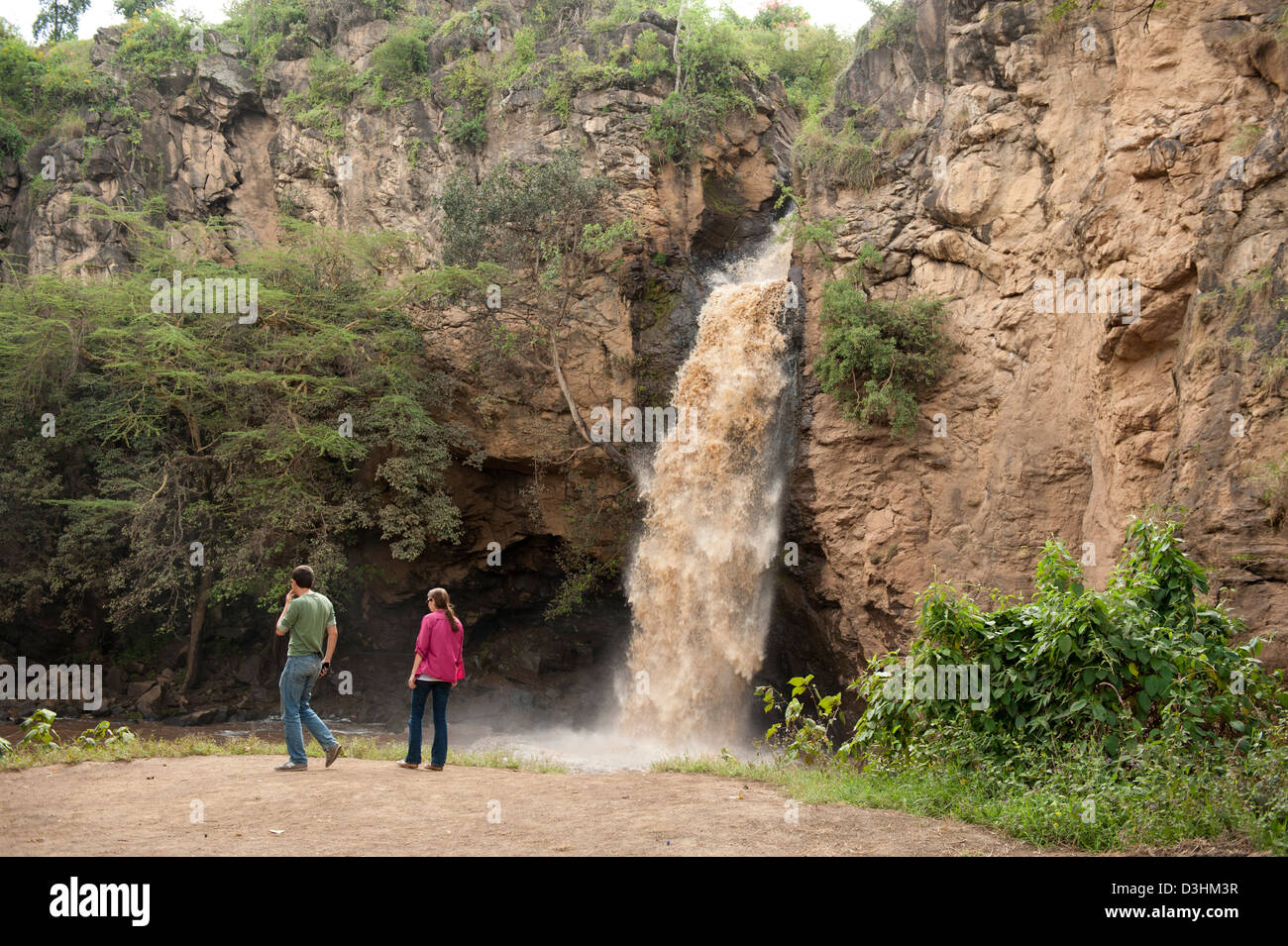 Makalia waterfall, Lake Nakuru National Park, Kenya Stock Photo - Alamy