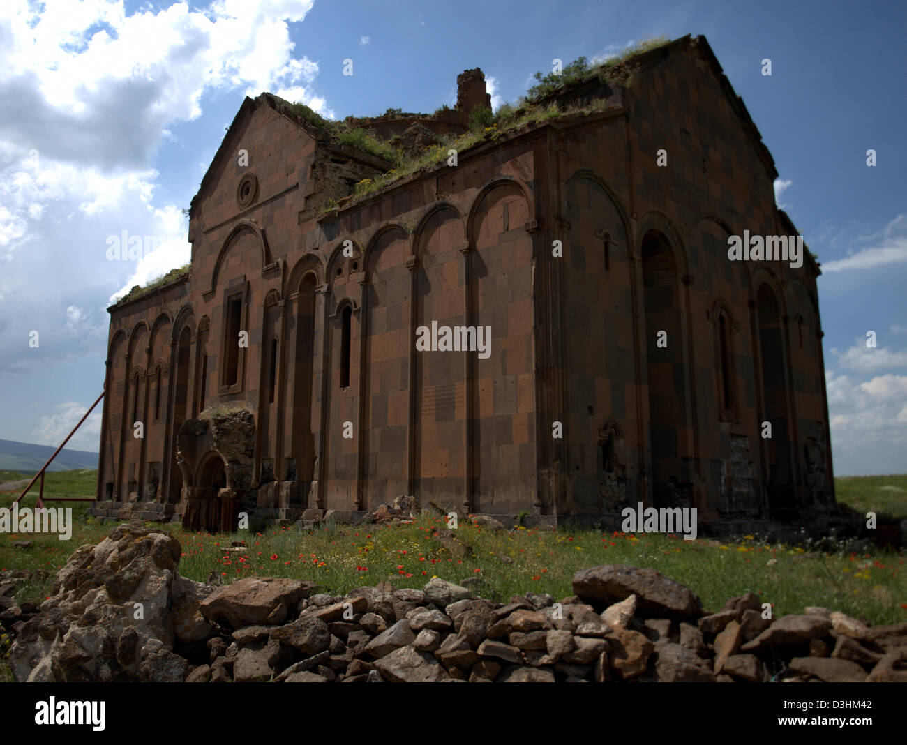Cathedral of Ani, at the ruins of the ancient Armenia city of Ani, near ...